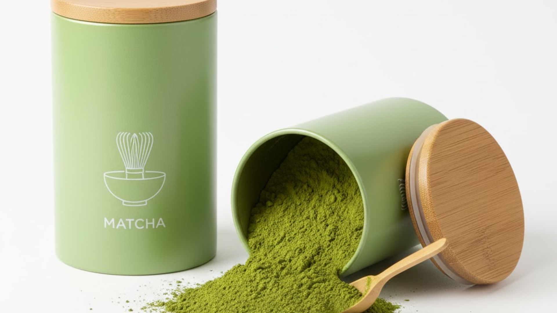Kaleng Kemasan Matcha Bubuk - Metal Manufakturing Indonesia